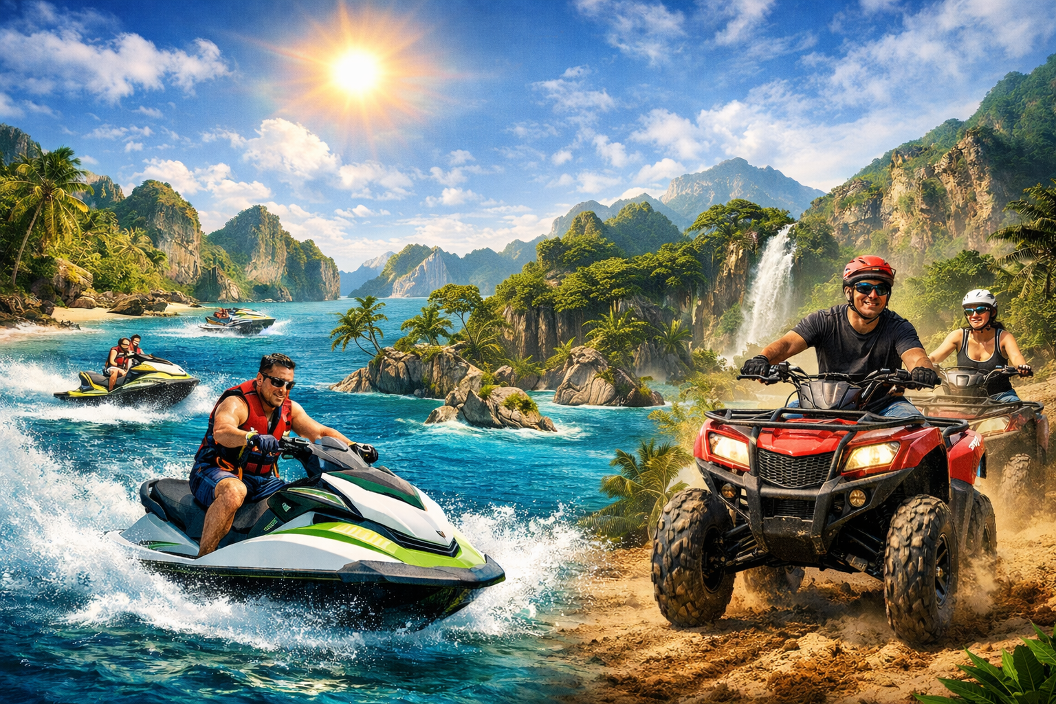 Phuket: Jet Ski 9 Islands & ATV Ride - Thai Adventure Club